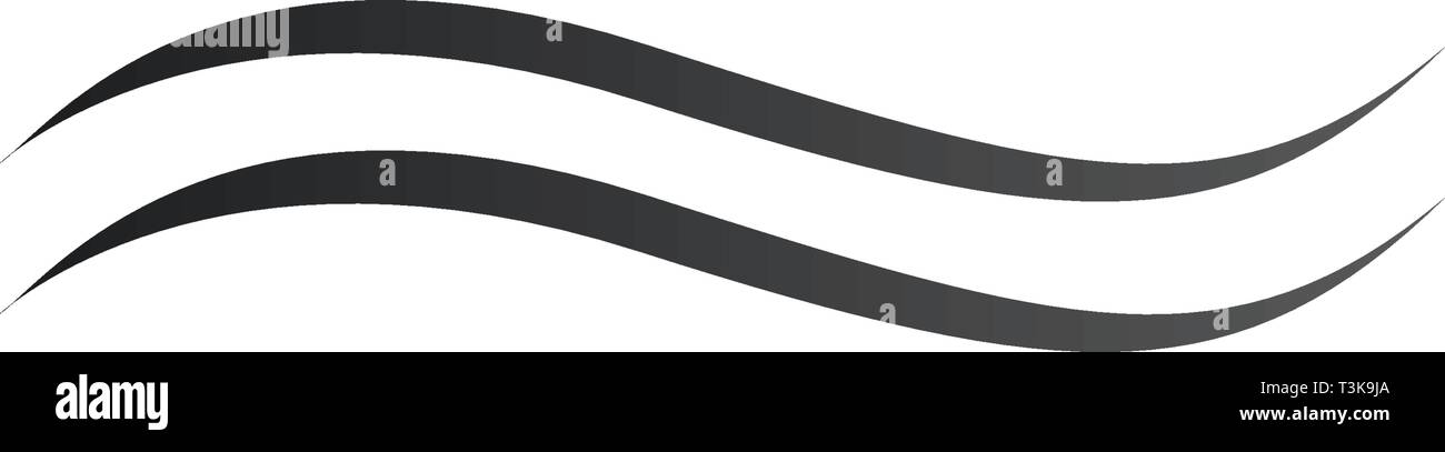 Water wave vector logo design template, water icon, aqua sign, twirl ...