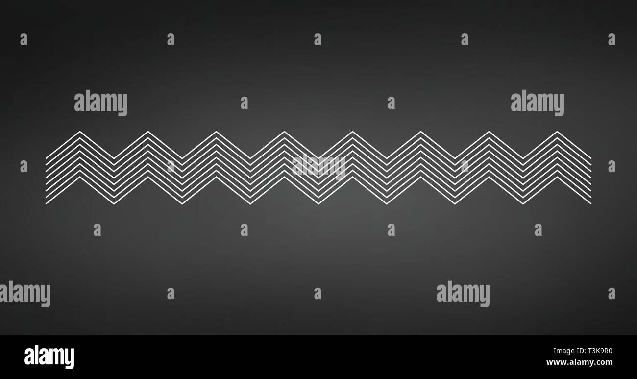 zigzag line page divider line, Graphic design element. Zigzag separator ...