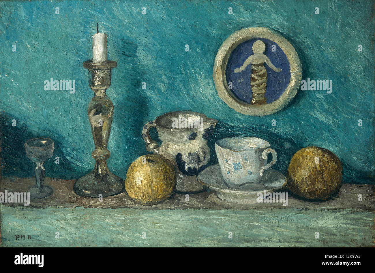 Still Life with the della Robbia Putto, c. 1905. Creator: Modersohn ...
