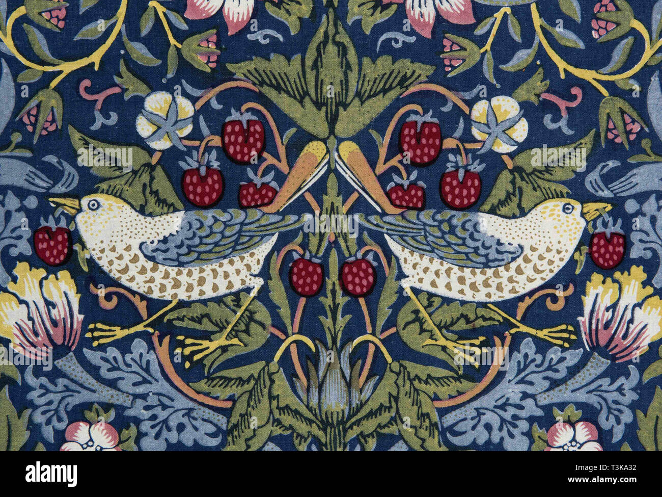 Decorative fabric, 1883. Creator: Morris, William, Morris Tapestry ...