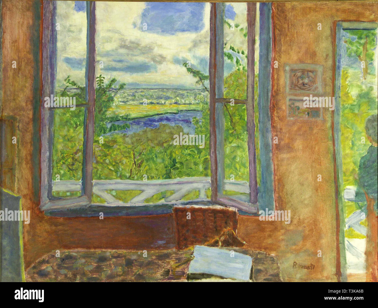 Open Window Towards the Seine (Vernon) , c. 1911. Creator: Bonnard ...