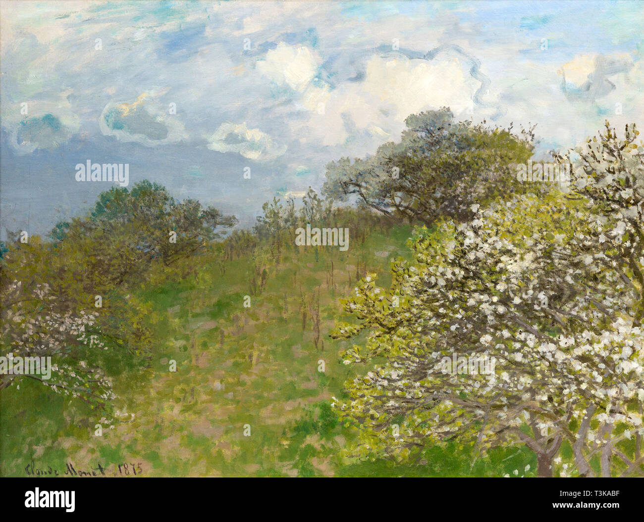 Spring, 1875. Creator: Monet, Claude (1840-1926 Stock Photo - Alamy