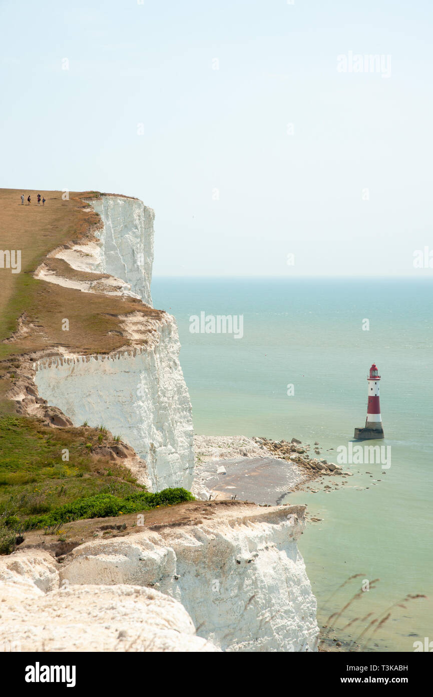 Beachy head lighthouse in sea hi-res stock photography and images - Alamy