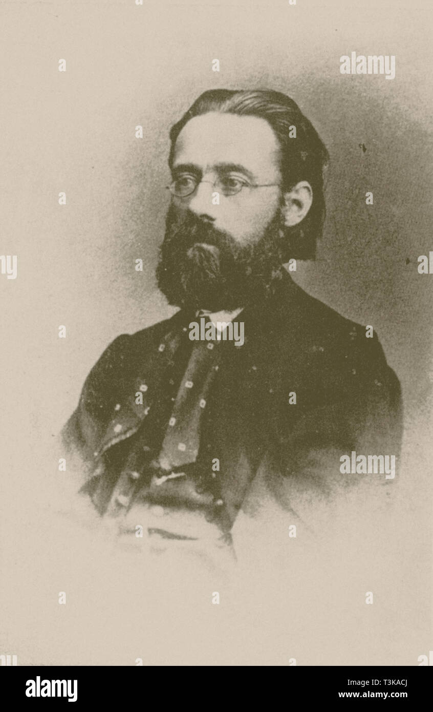 Portrait of the composer Bedrich Smetana, 1866. Creator: Anonymous ...