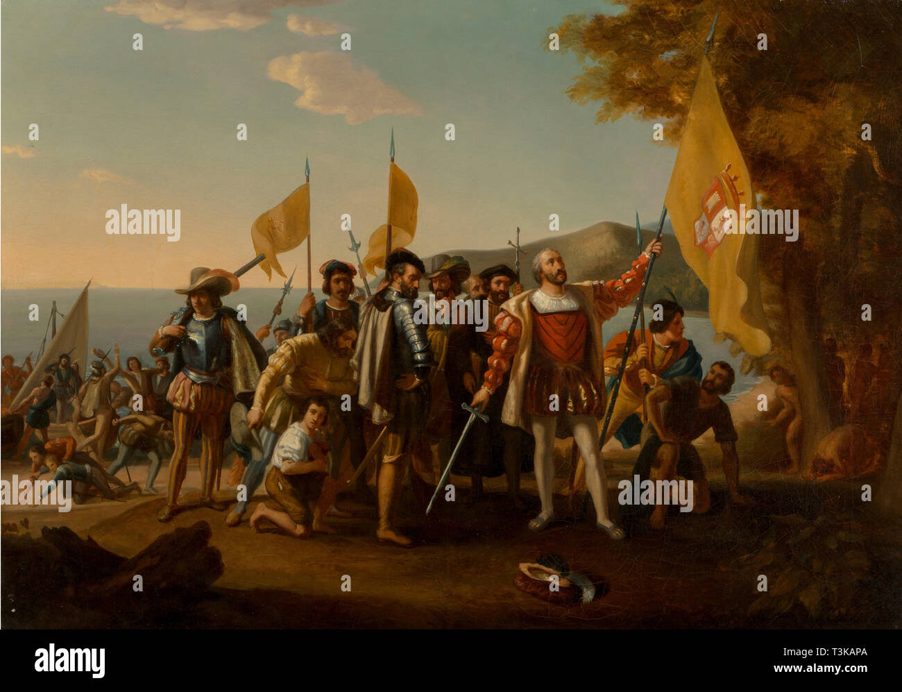 Landing of columbus hi-res stock photography and images - Alamy