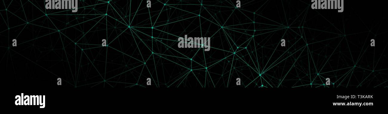 Network connection elements design, connected lines and dots vector ...