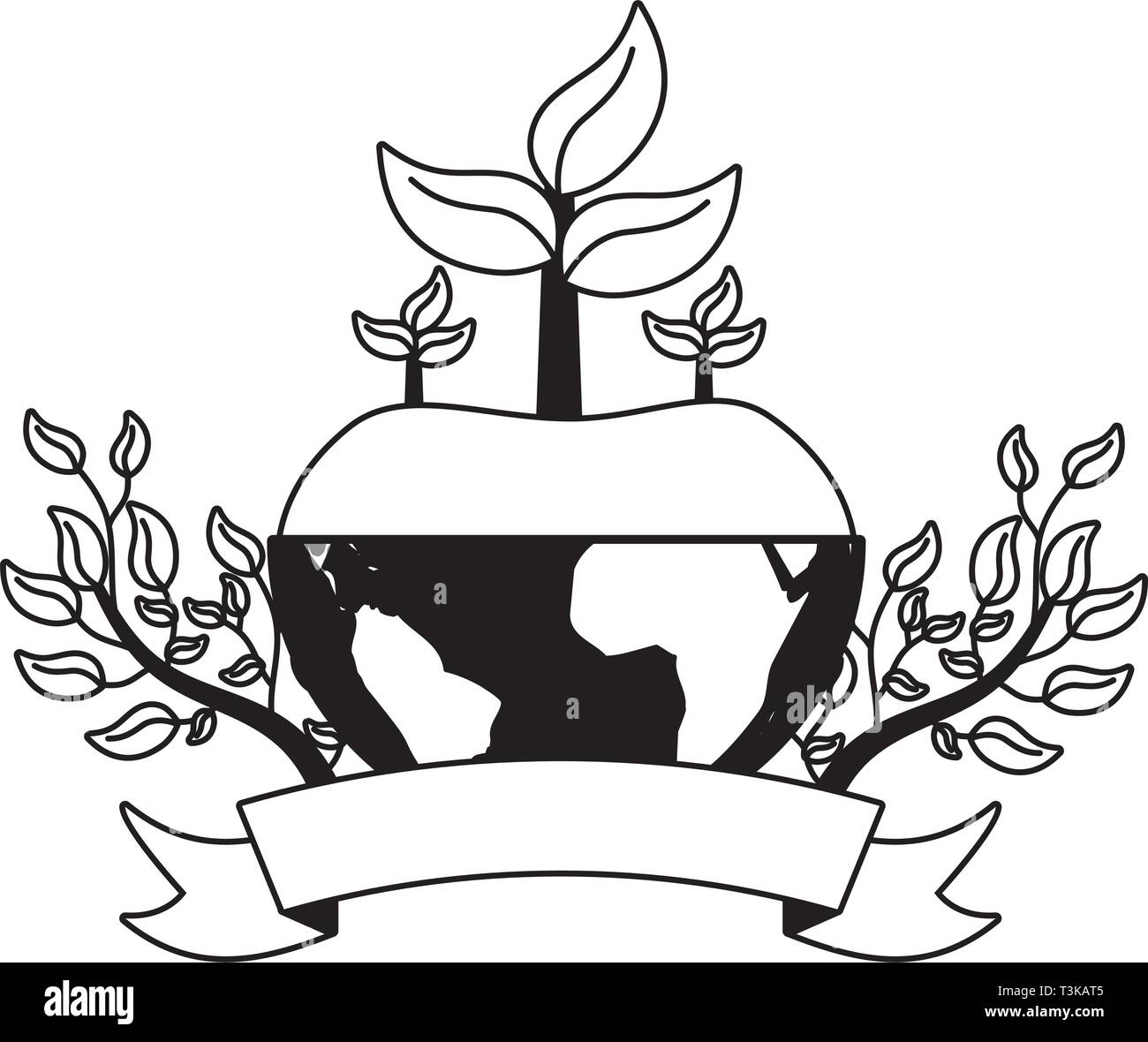 earth day card Stock Vector Image & Art - Alamy