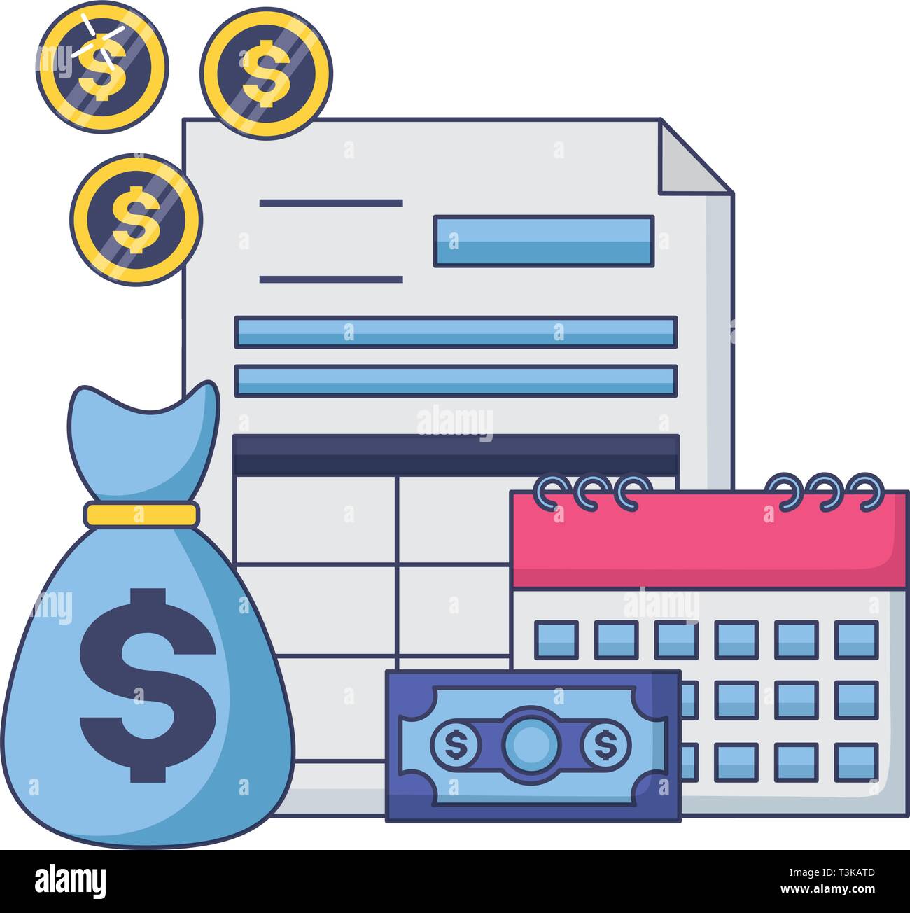 tax payment concept Stock Vector Image & Art - Alamy