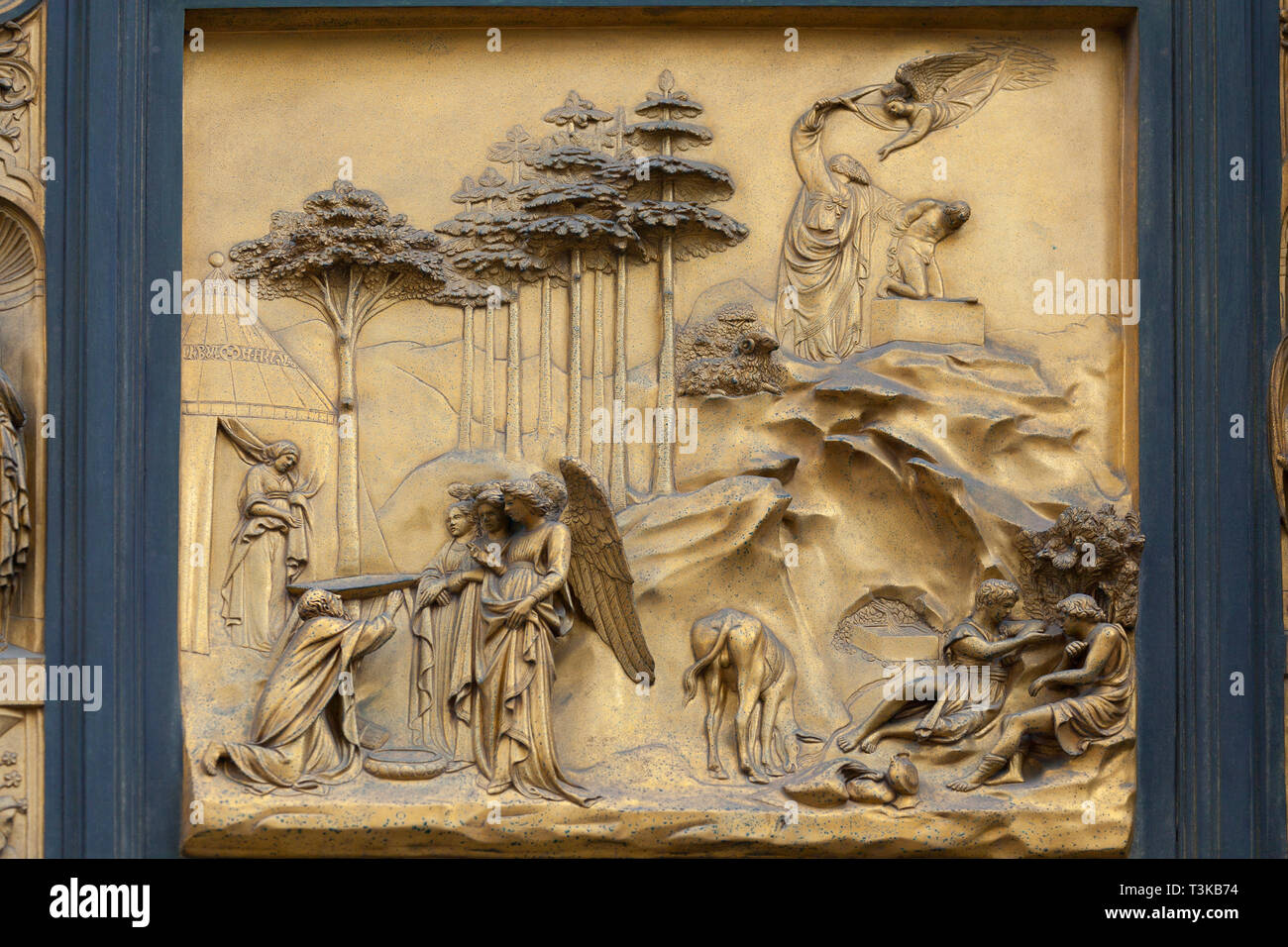 The story of Abraham, depicted on The Gates of Paradise by Ghiberti ...