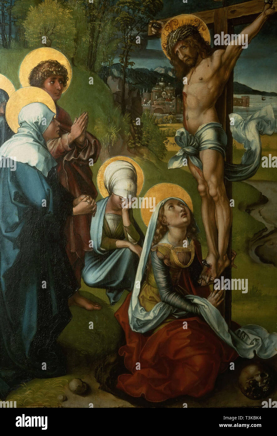 Seven Sorrows Polyptych (Crucifixion), 1495-1496. Creator: Dürer ...