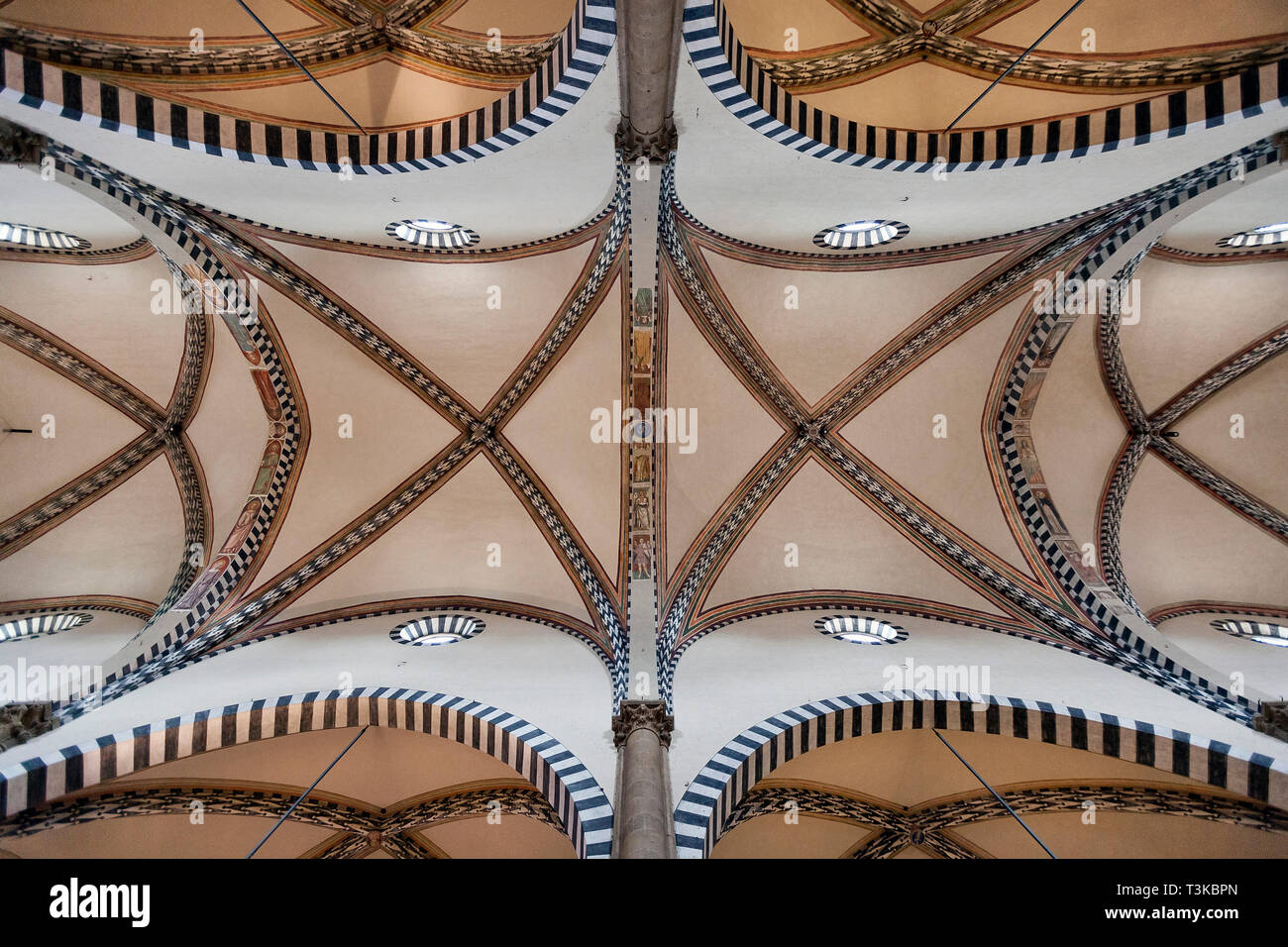 Nave, Santa Maria Novella, Florence Stock Photo - Alamy