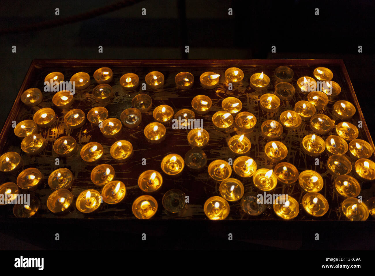 Medieval church candles hi-res stock photography and images - Alamy