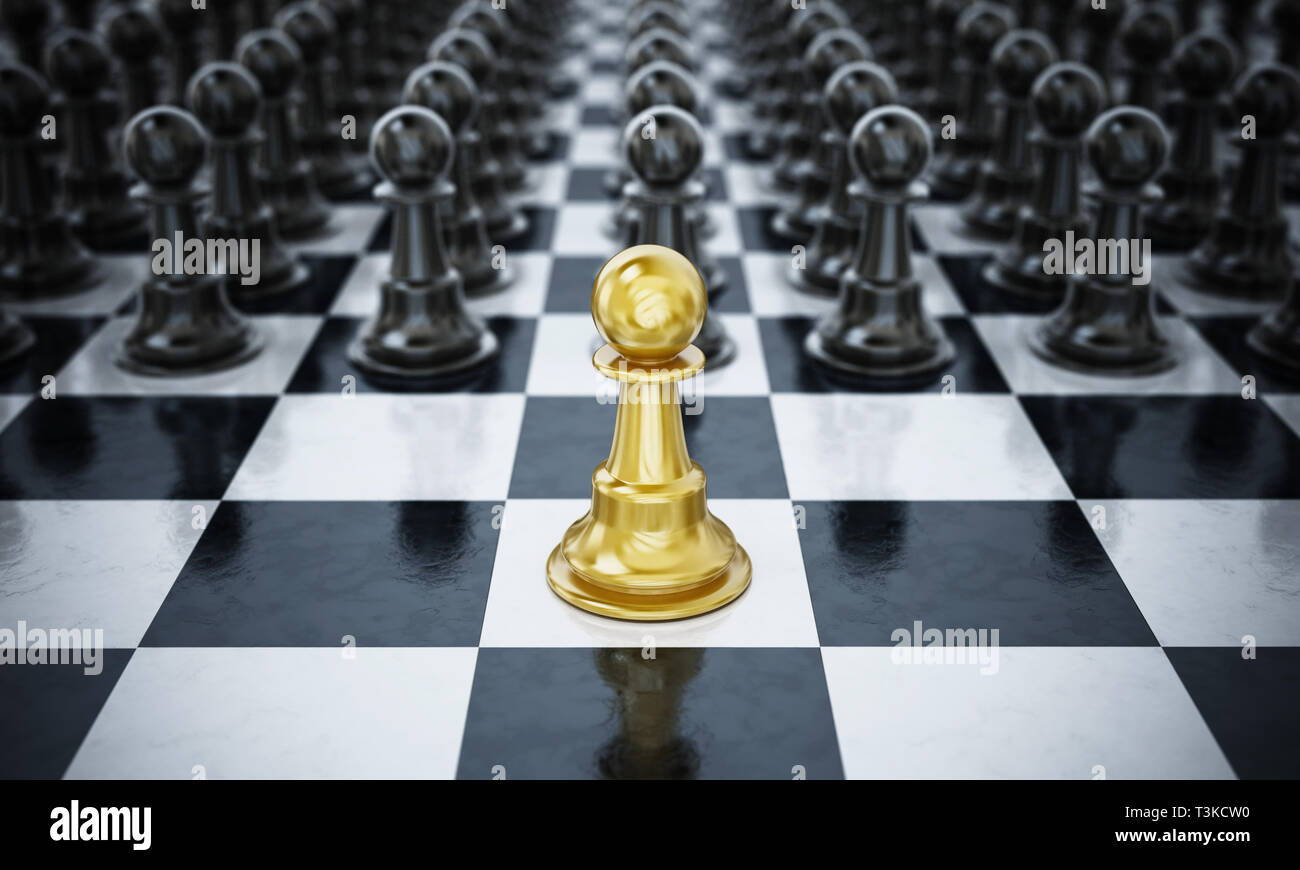Single chess pawn hi-res stock photography and images - Alamy