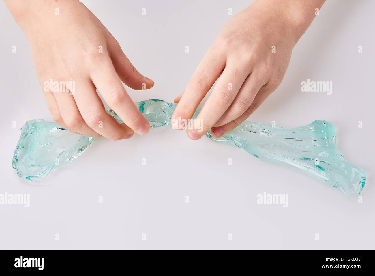 Transparent slime hi-res stock photography and images - Alamy
