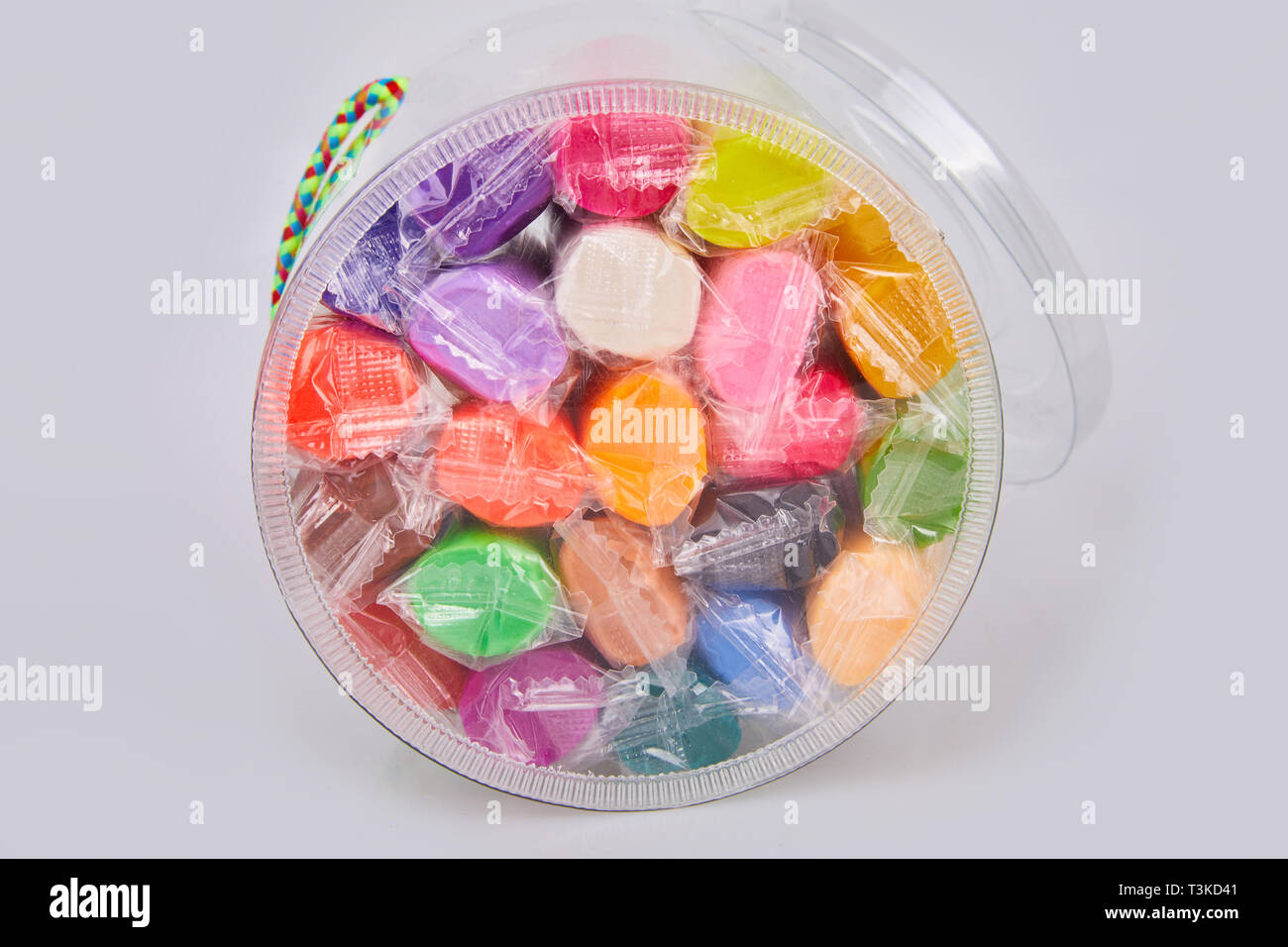Set of colorful plasticine isolated on a white background. Plasticine ...