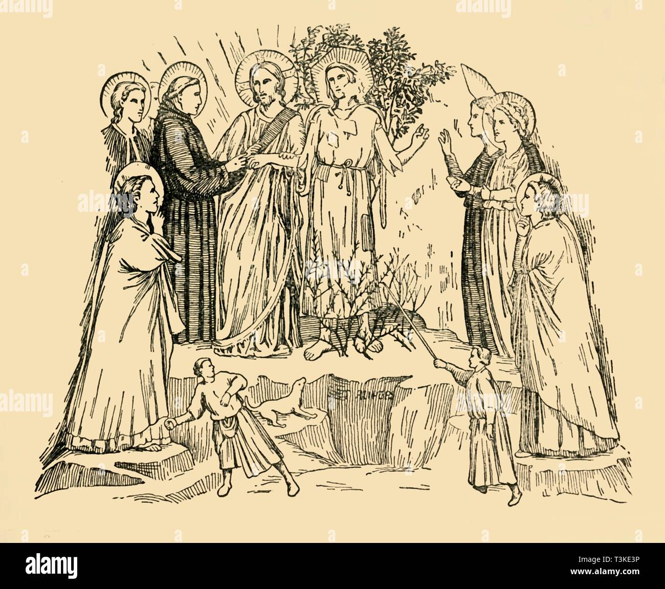 Jesus Helping The Poor Drawings