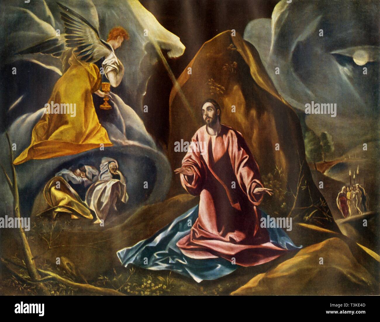Jesus In The Garden By El Greco