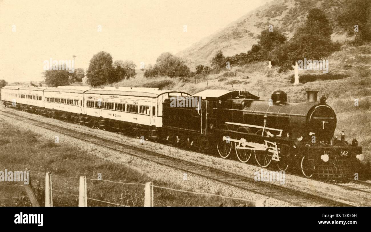 'Express Train, Bombay, Baroda and Central India Railway', 1930 ...