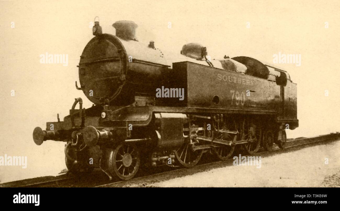 '2-6-4 Tank Engine, Southern Railway', 1930. Creator: Unknown Stock ...