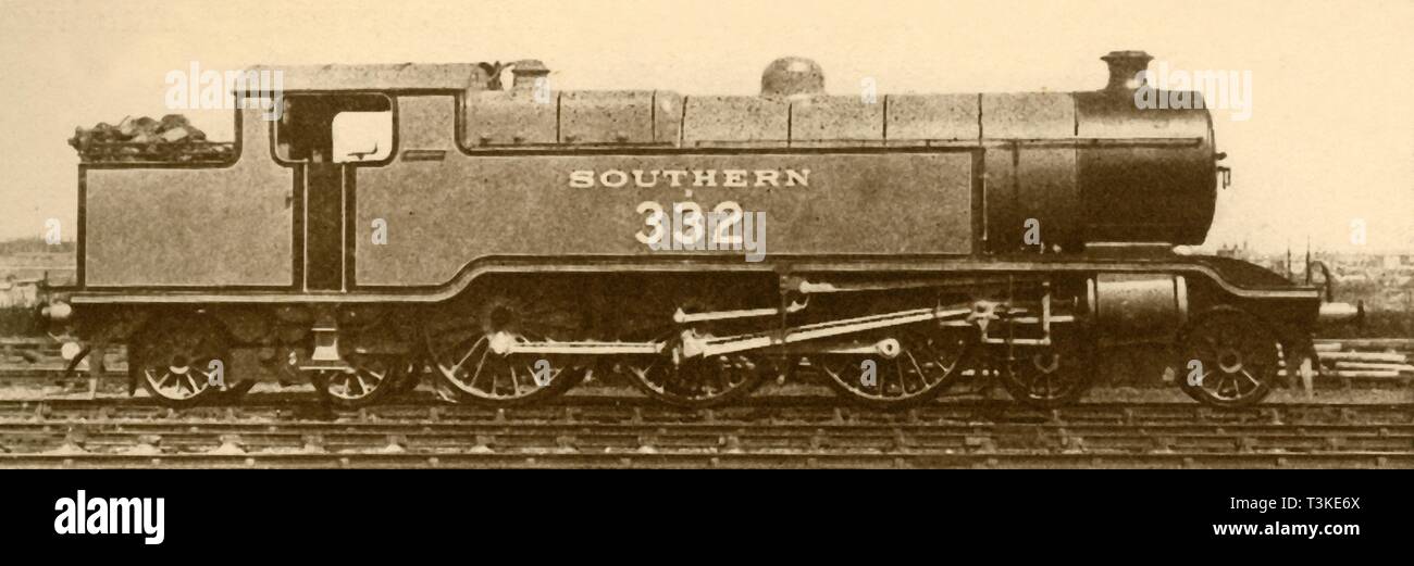 '4-6-4 "Baltic" Tank Engine, Southern Railway', 1930. Creator: Unknown ...