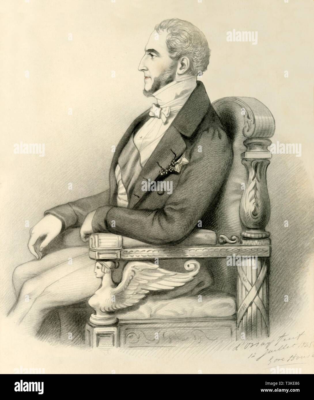 Orsay alfred guillaume gabriel comte d hi-res stock photography and ...