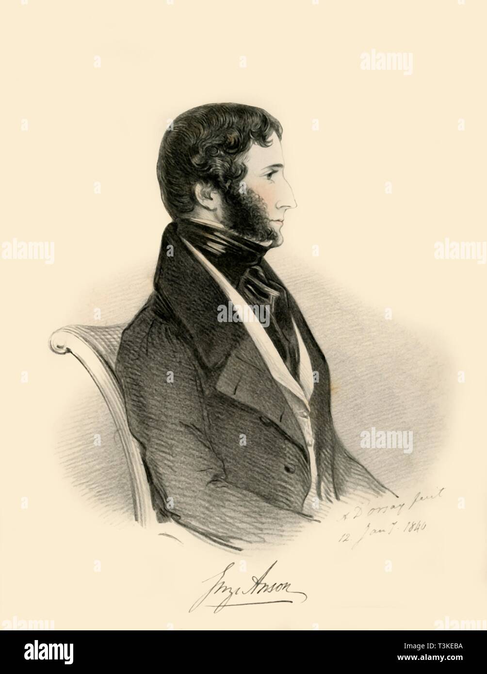 George anson hi-res stock photography and images - Alamy