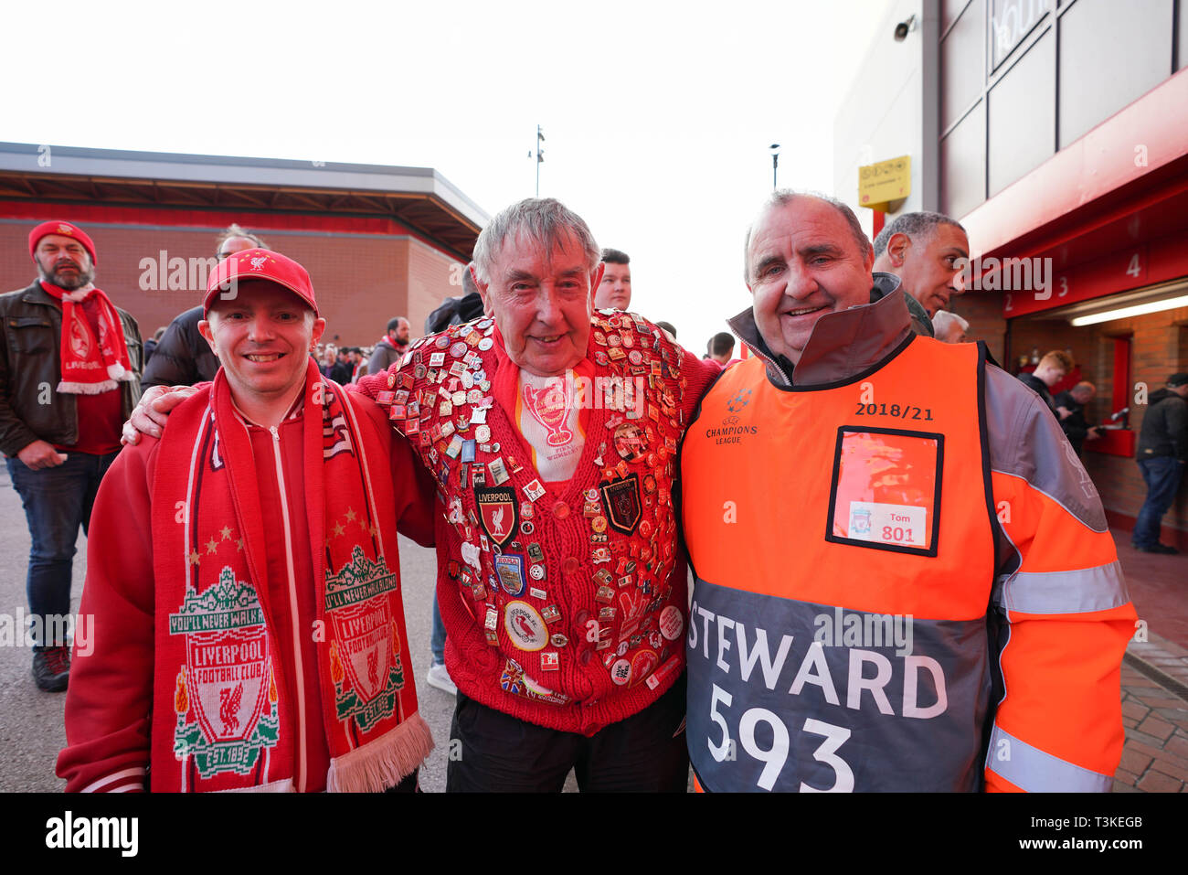 Anfield stadium general view hi-res stock photography and images - Alamy