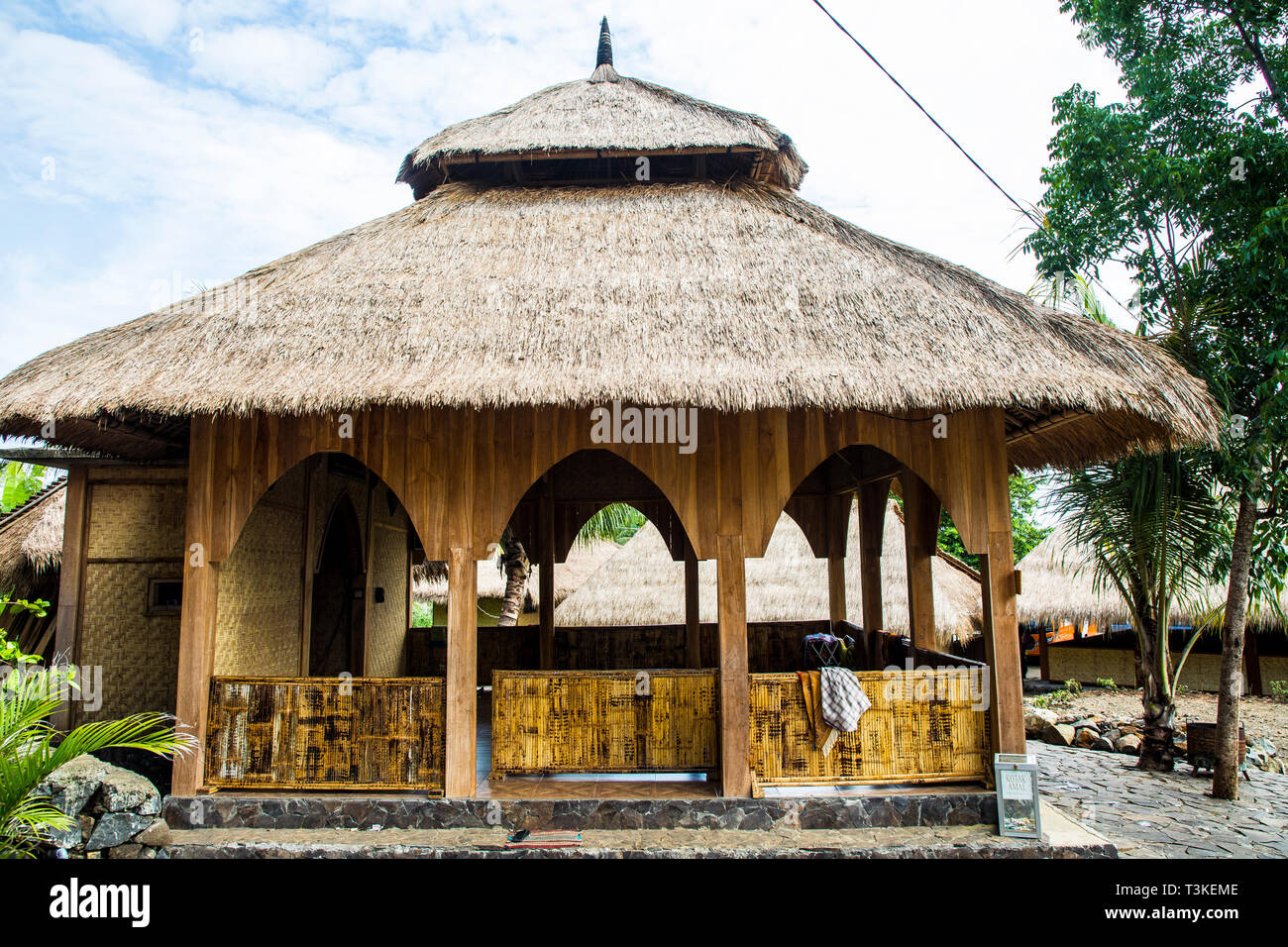 The Sasak Village Ende in Lombok, Indonesia, Asia Stock Photo - Alamy