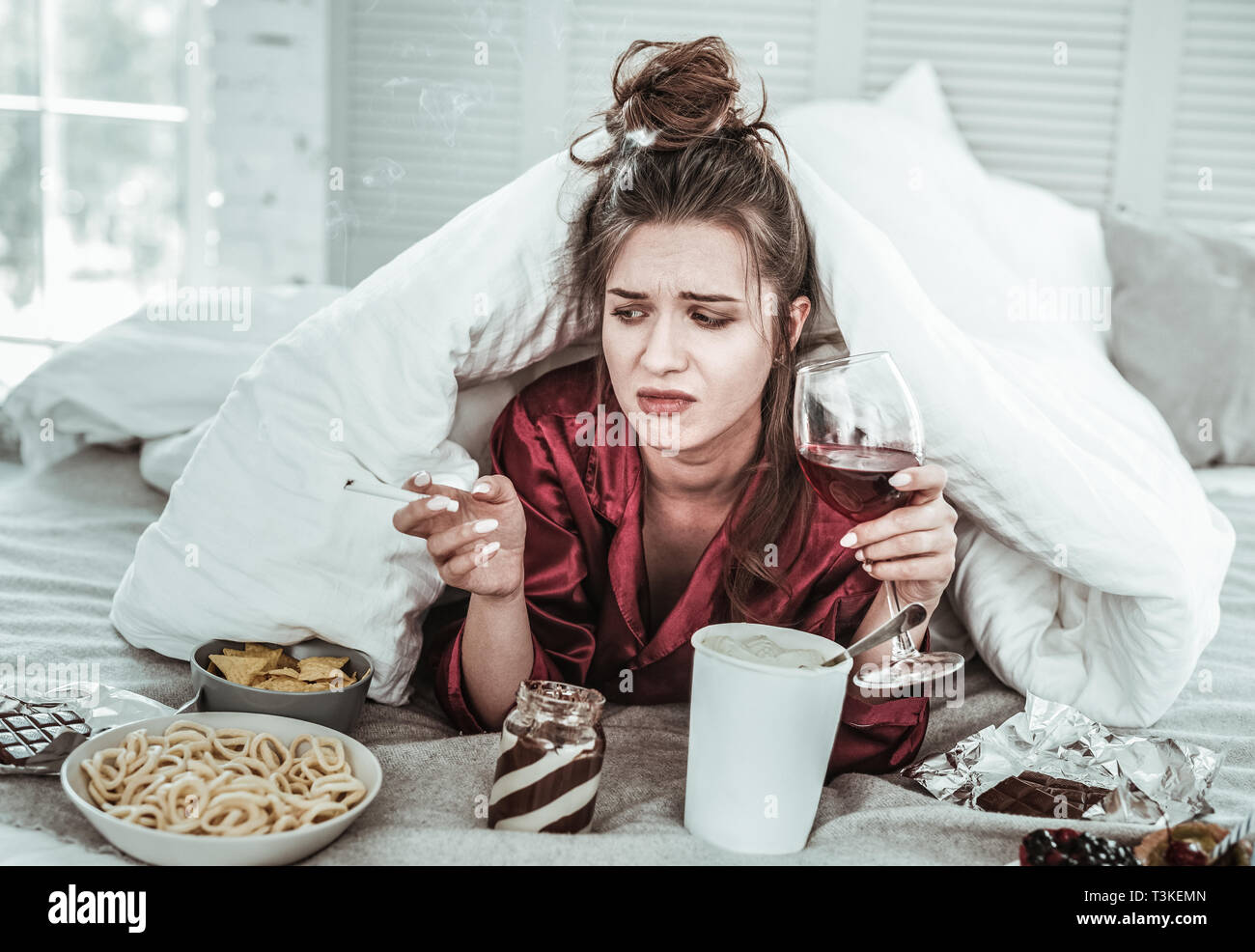 Eating a lot hi-res stock photography and images - Alamy