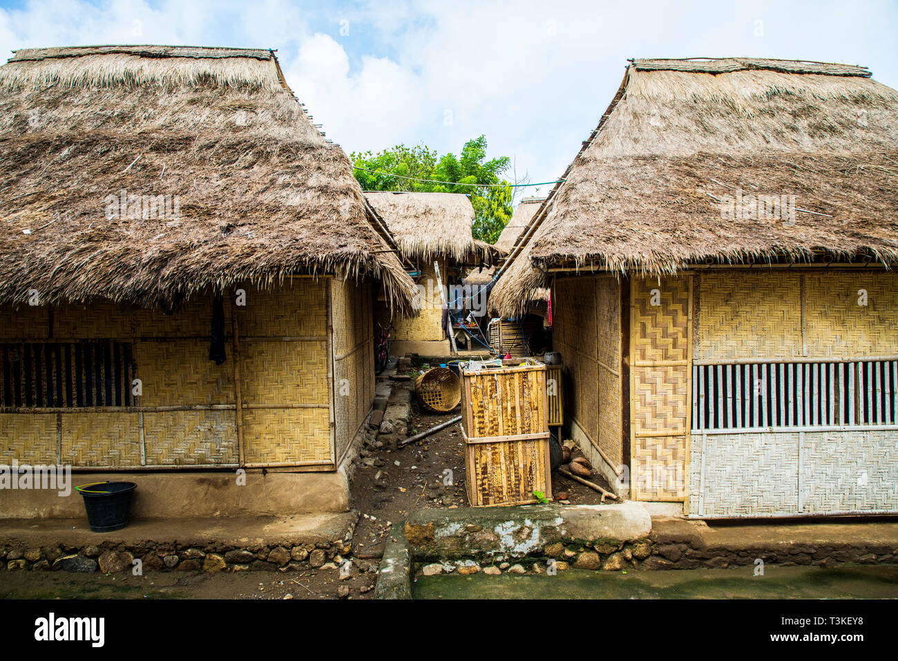The Sasak Village Ende in Lombok, Indonesia, Asia Stock Photo - Alamy
