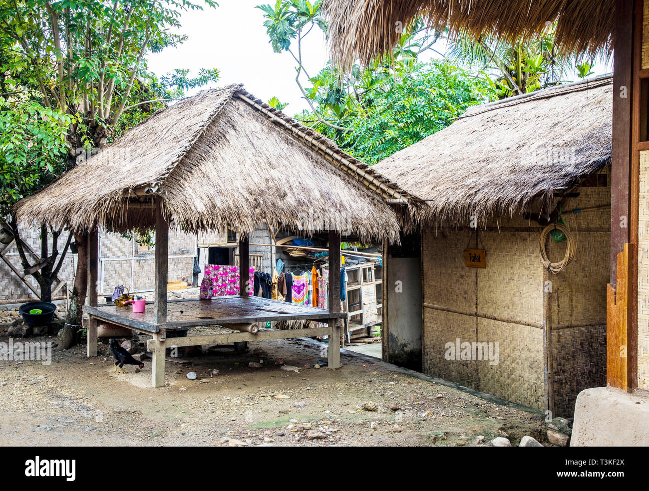 The Sasak Village Ende in Lombok, Indonesia, Asia Stock Photo - Alamy