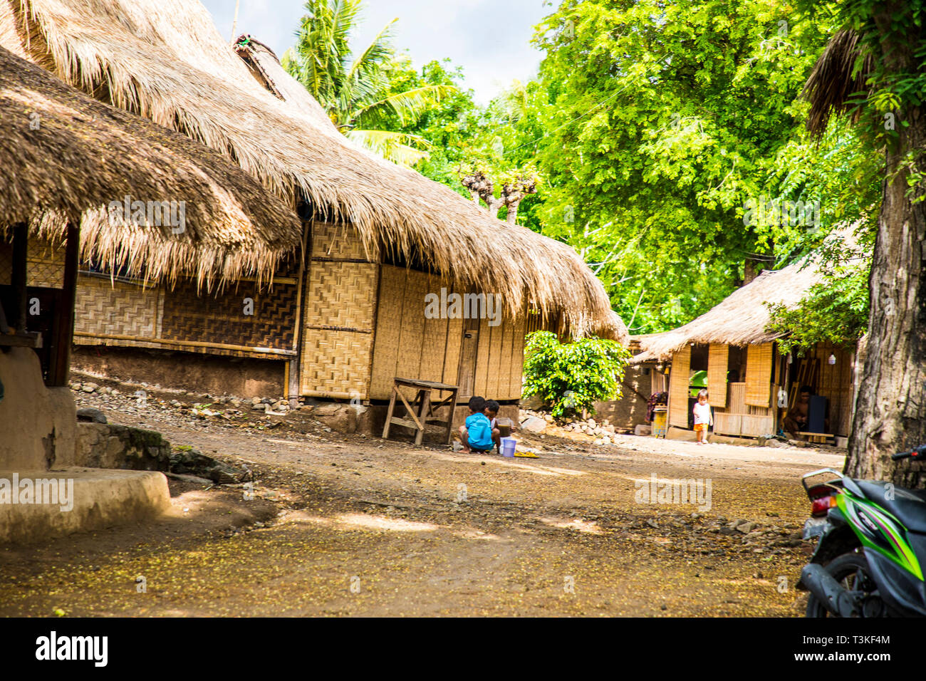 The Sasak Village Ende in Lombok, Indonesia, Asia Stock Photo - Alamy