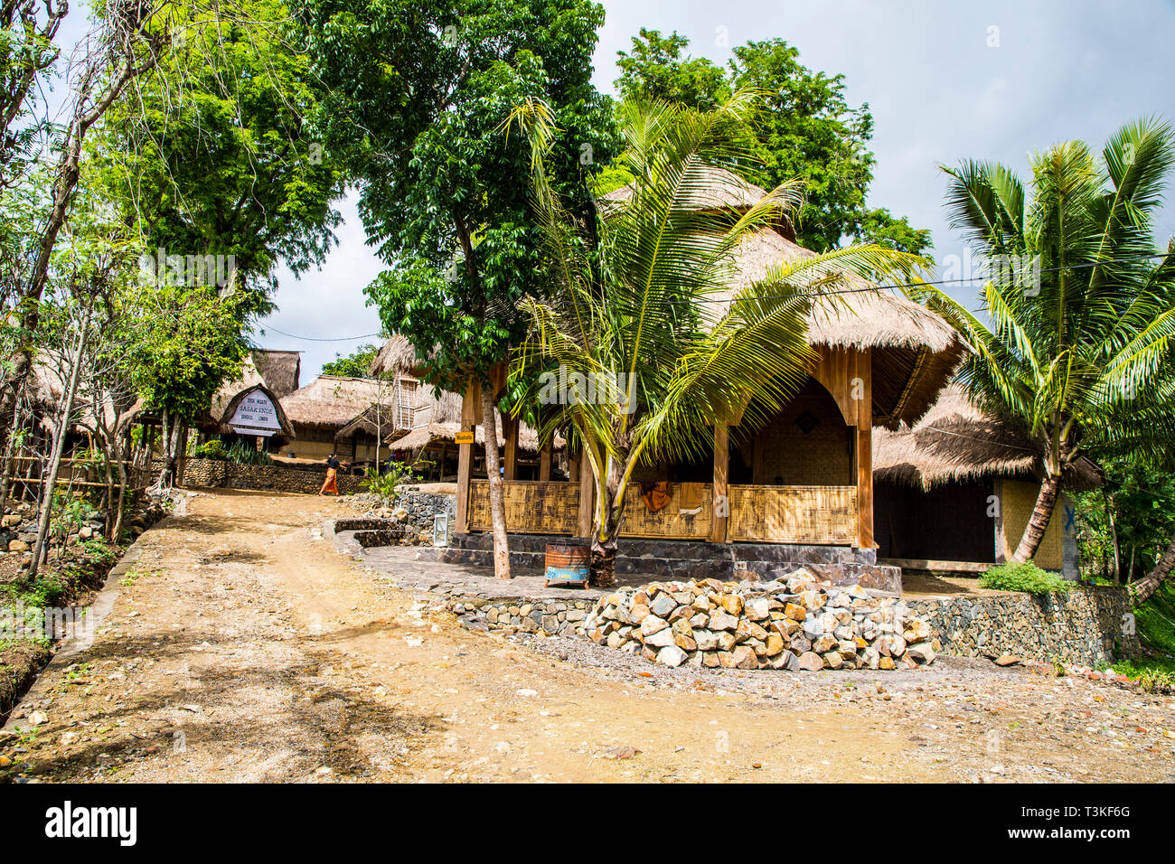The Sasak Village Ende in Lombok, Indonesia, Asia Stock Photo - Alamy