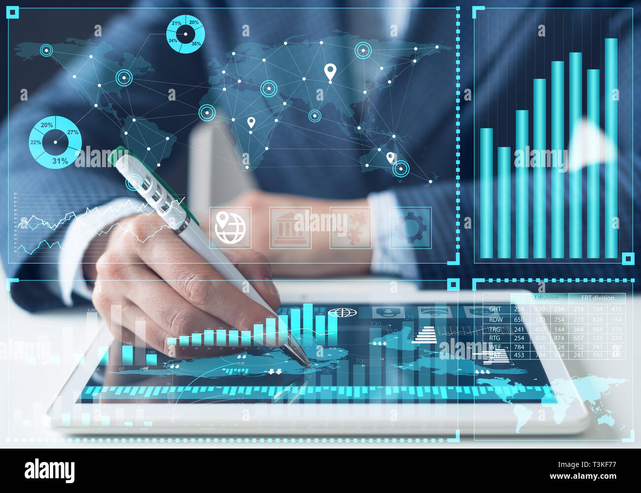 Business analysis and stock market analyzing Stock Photo - Alamy Business analysis and stock market analyzing Stock Photo - Alamy