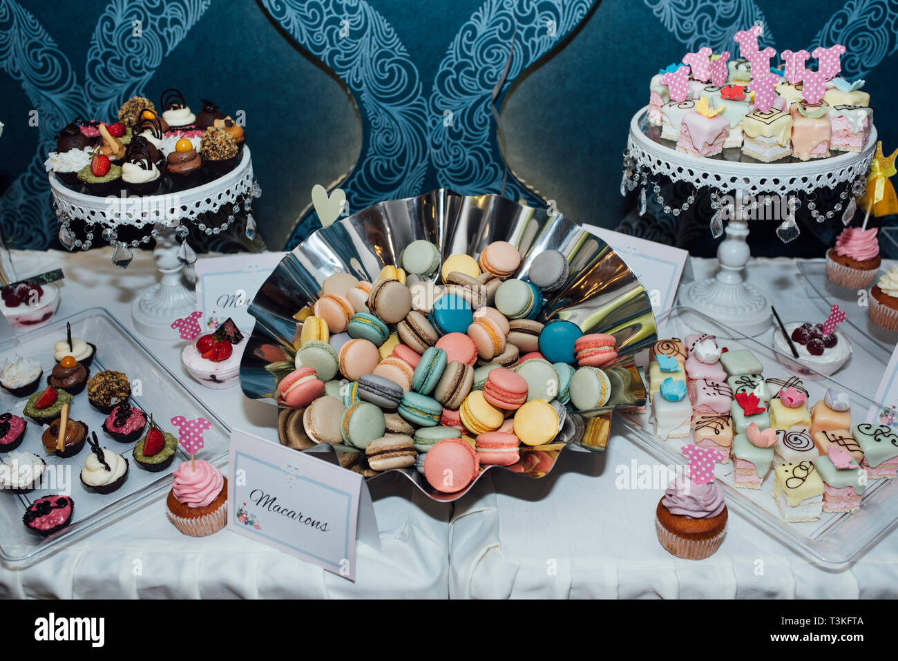 Chocolate bar at a party Stock Photo - Alamy