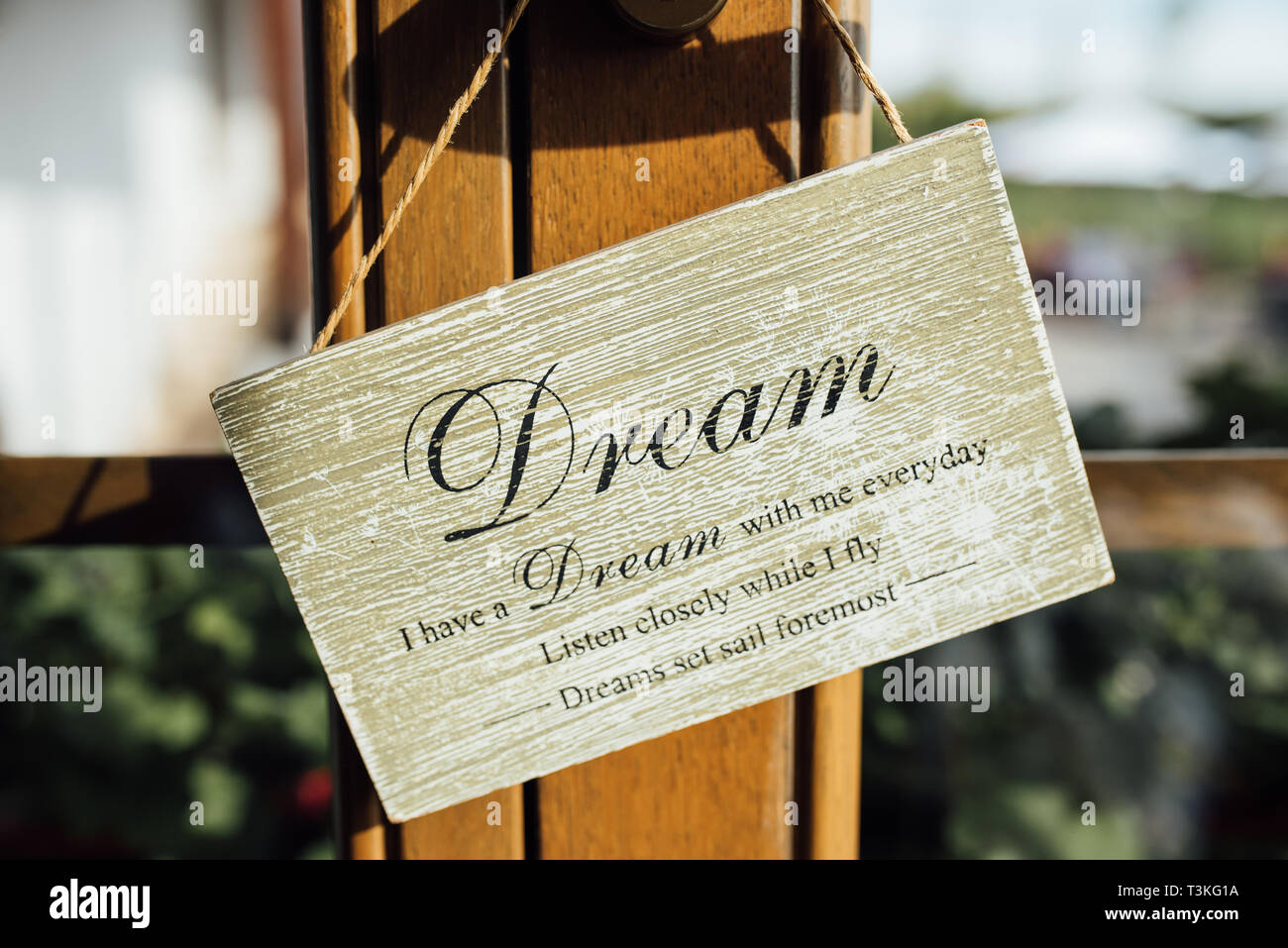 Dream sign hi-res stock photography and images - Alamy
