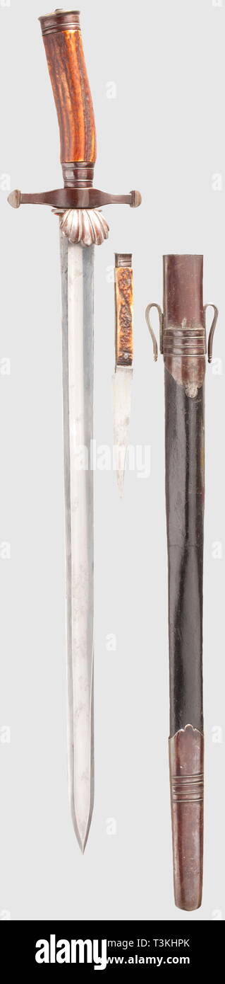 weapons, hunting dagger, 19th century, Additional-Rights-Clearance-Info ...