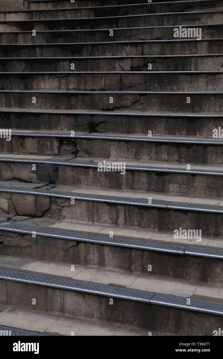 Old steps in London, UK Stock Photo - Alamy