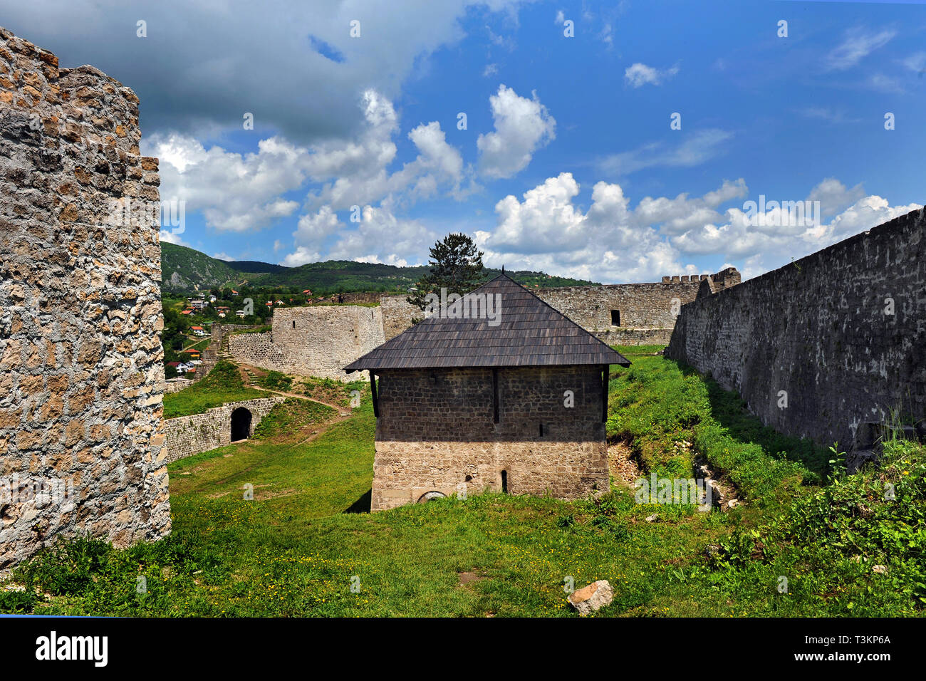 Jajce/ Bosnia and Herzegovina: The fortress Stock Photo - Alamy