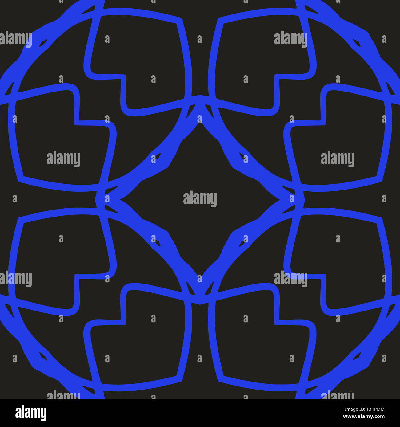 Pattern tile, ornate geometric pattern and two-tone abstract background ...