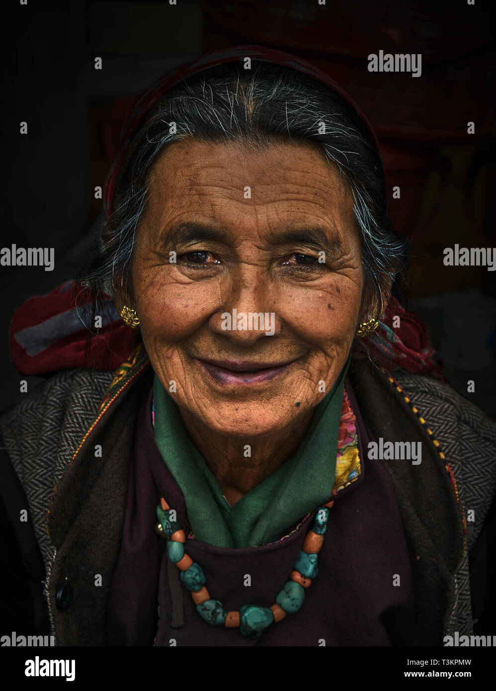"The Older I get the more I realise", Portrait of an old lady from ...