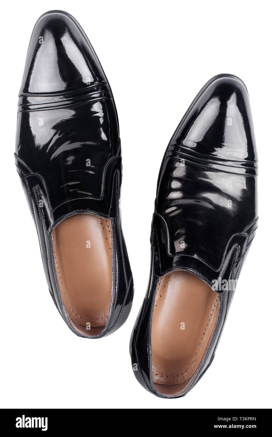 A pair of men's shoes top view Stock Photo - Alamy