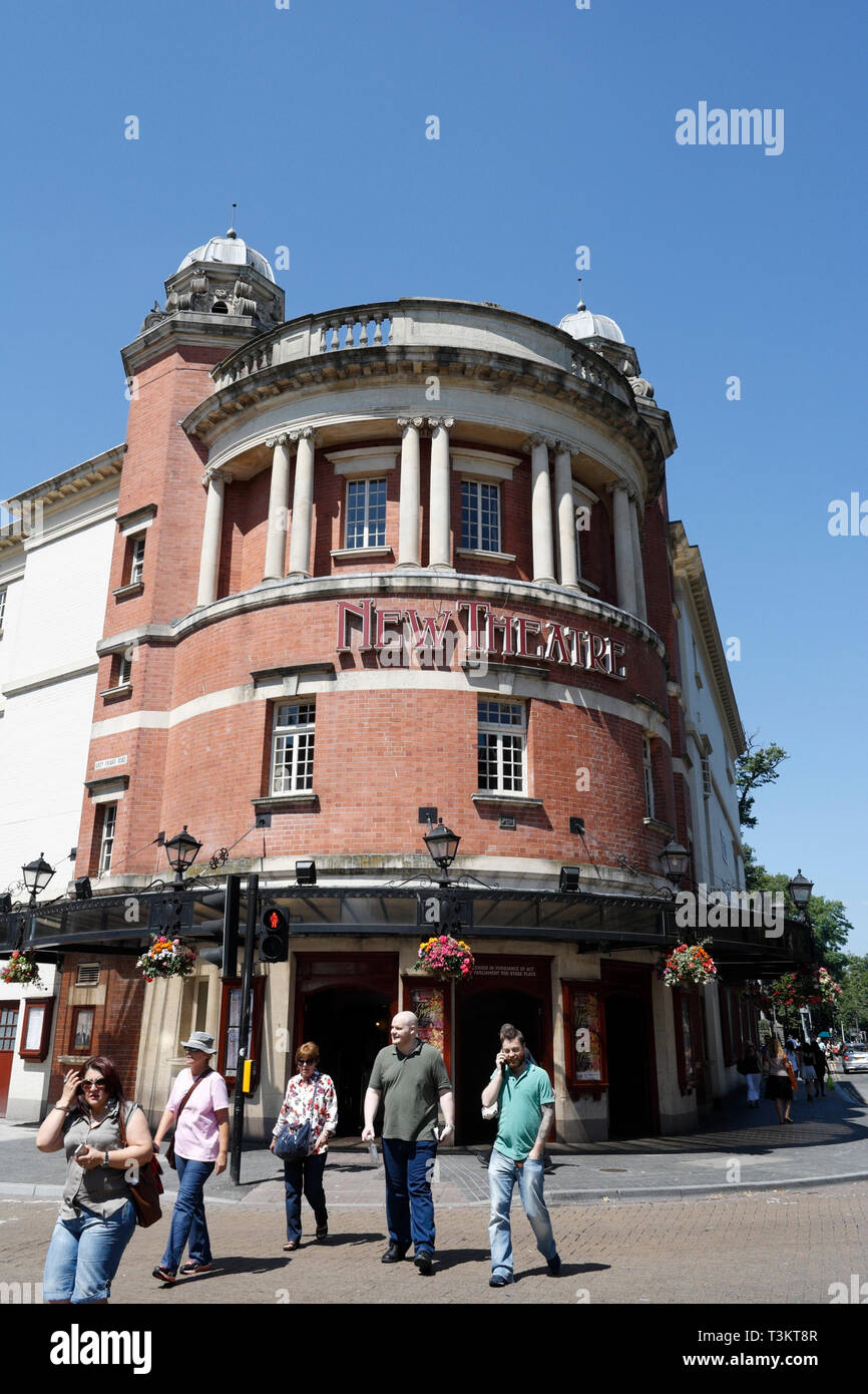 New Theatre building Cardiff Wales UK Stock Photo - Alamy