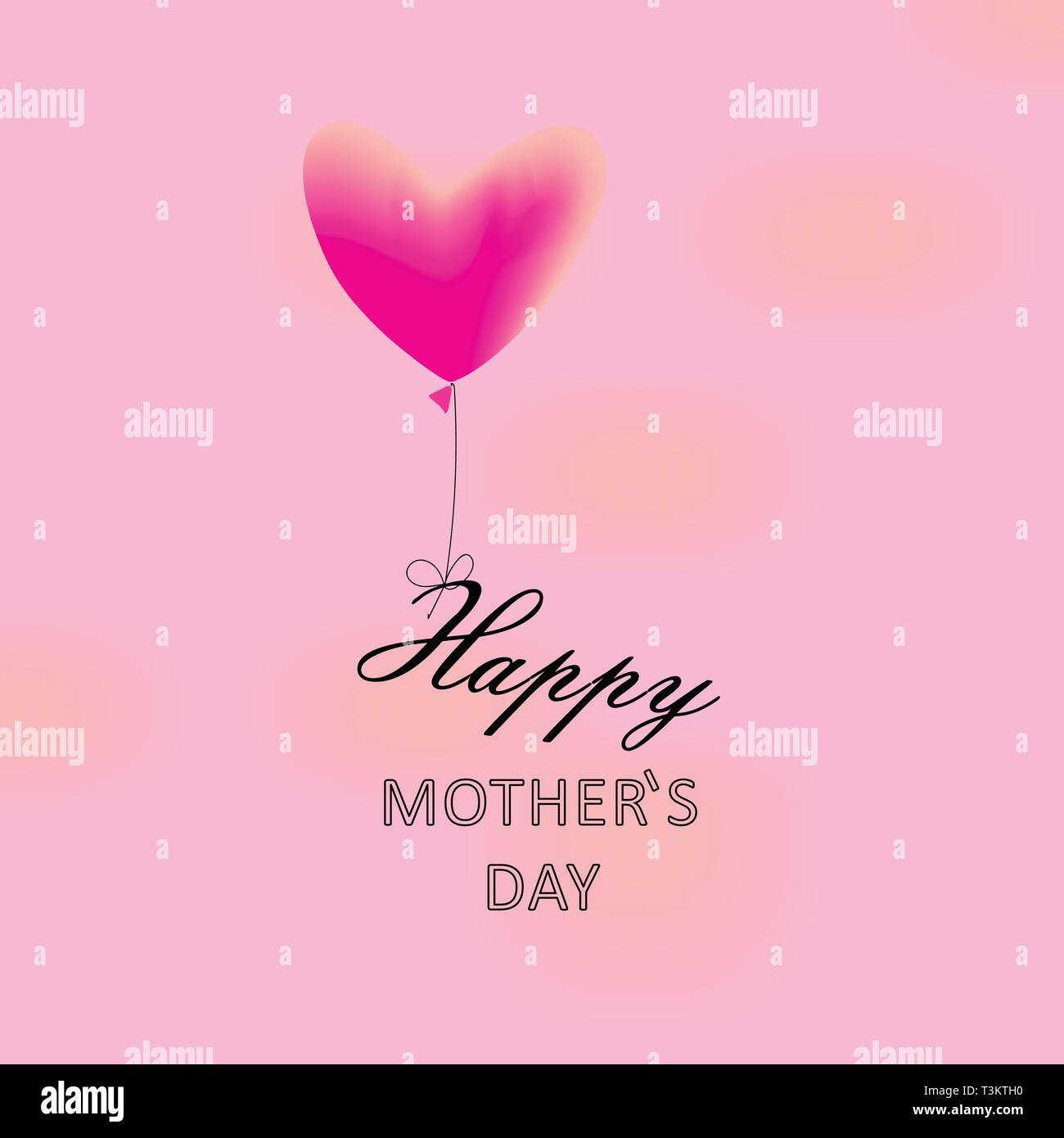 Red love balloon 3d Stock Vector Images - Alamy