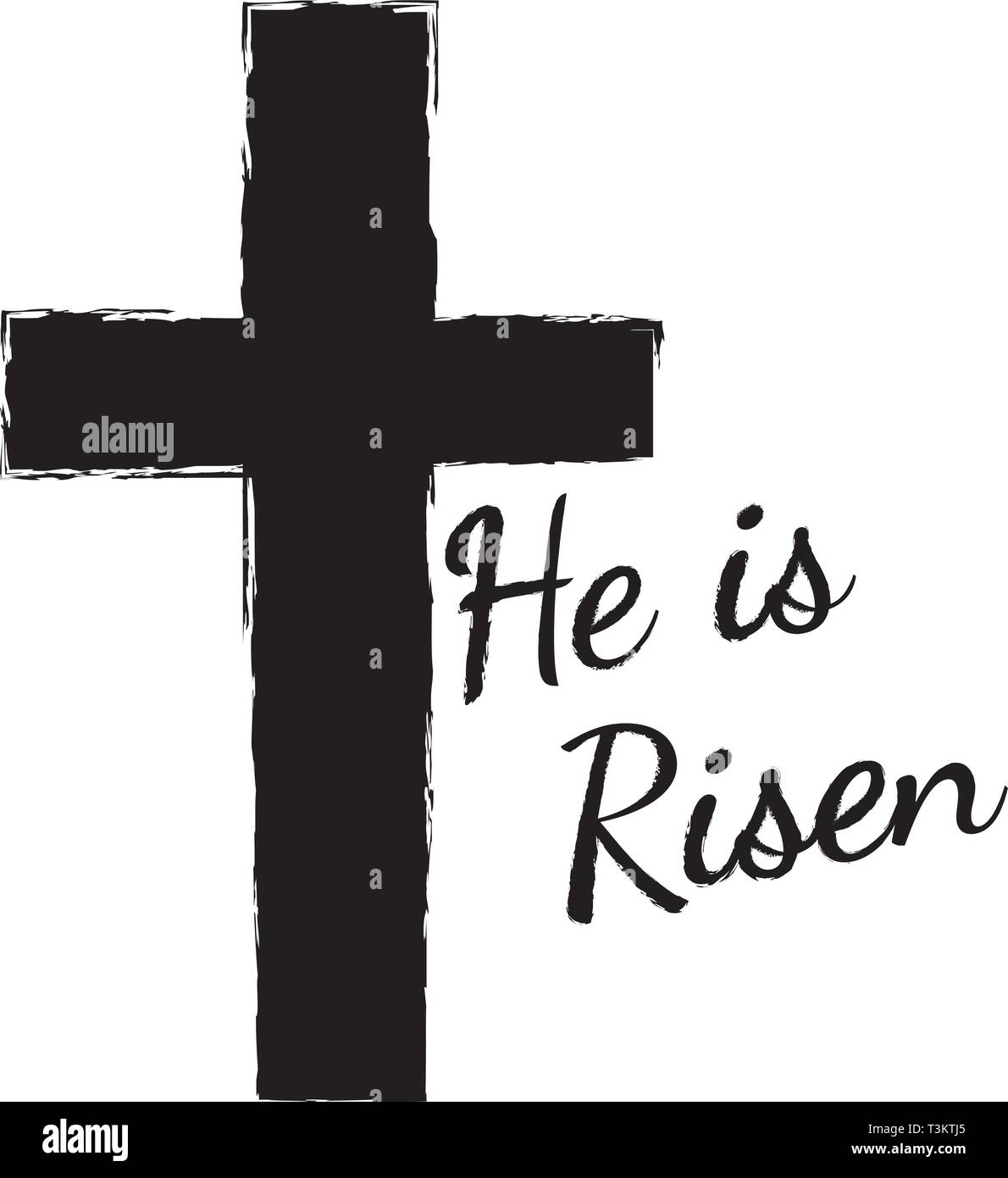 Risen christ cross Stock Vector Images - Alamy