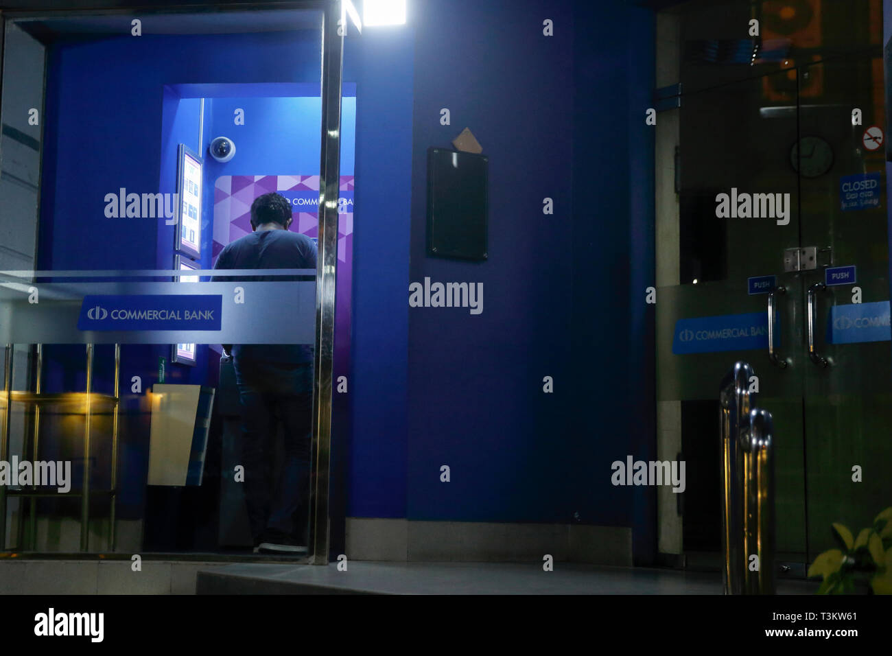 ATM booth at Colombo city in Sri Lanka Stock Photo - Alamy