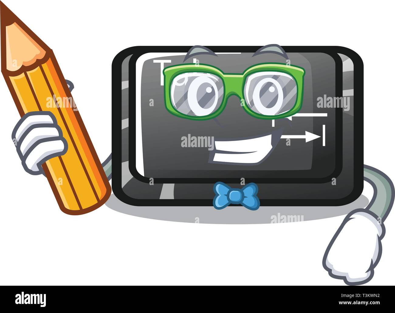 Student button tab in the shape cartoon Stock Vector Image & Art - Alamy