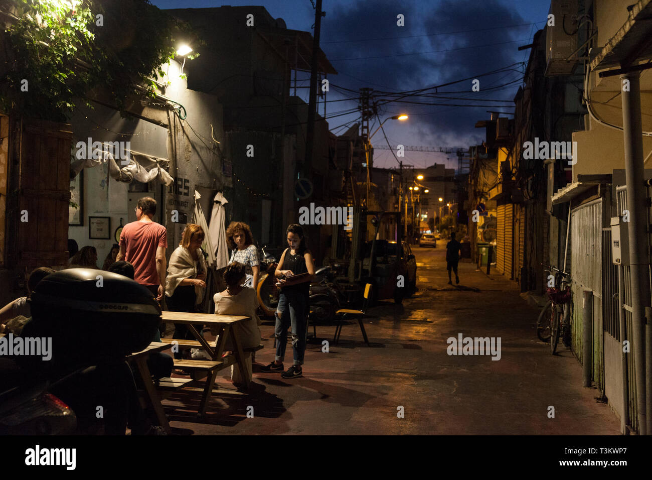 Tel aviv nightlife restaurants hi-res stock photography and images - Alamy