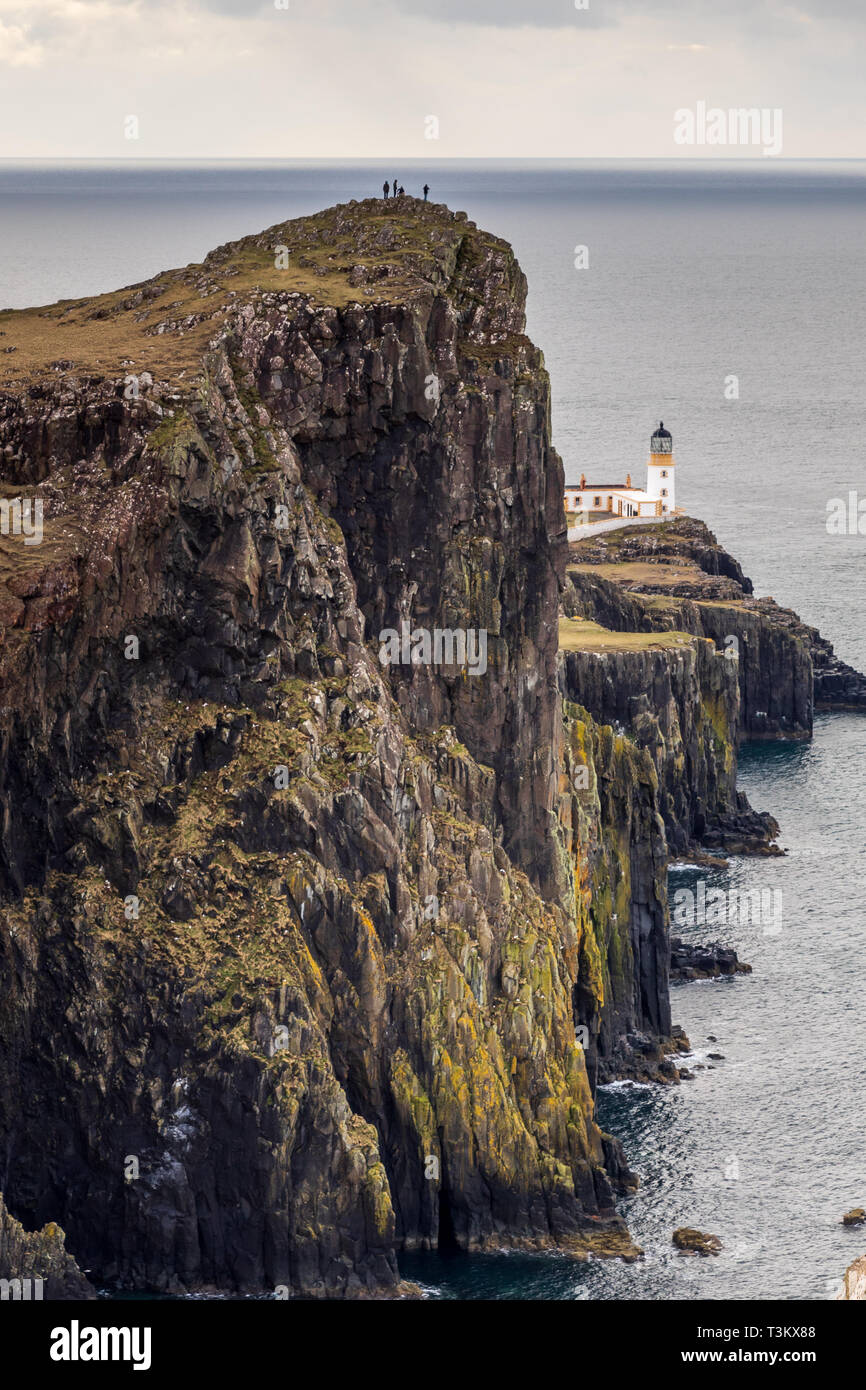 Neist Point Lighthouse Isle of Skye, Scotland, UK Stock Photo - Alamy