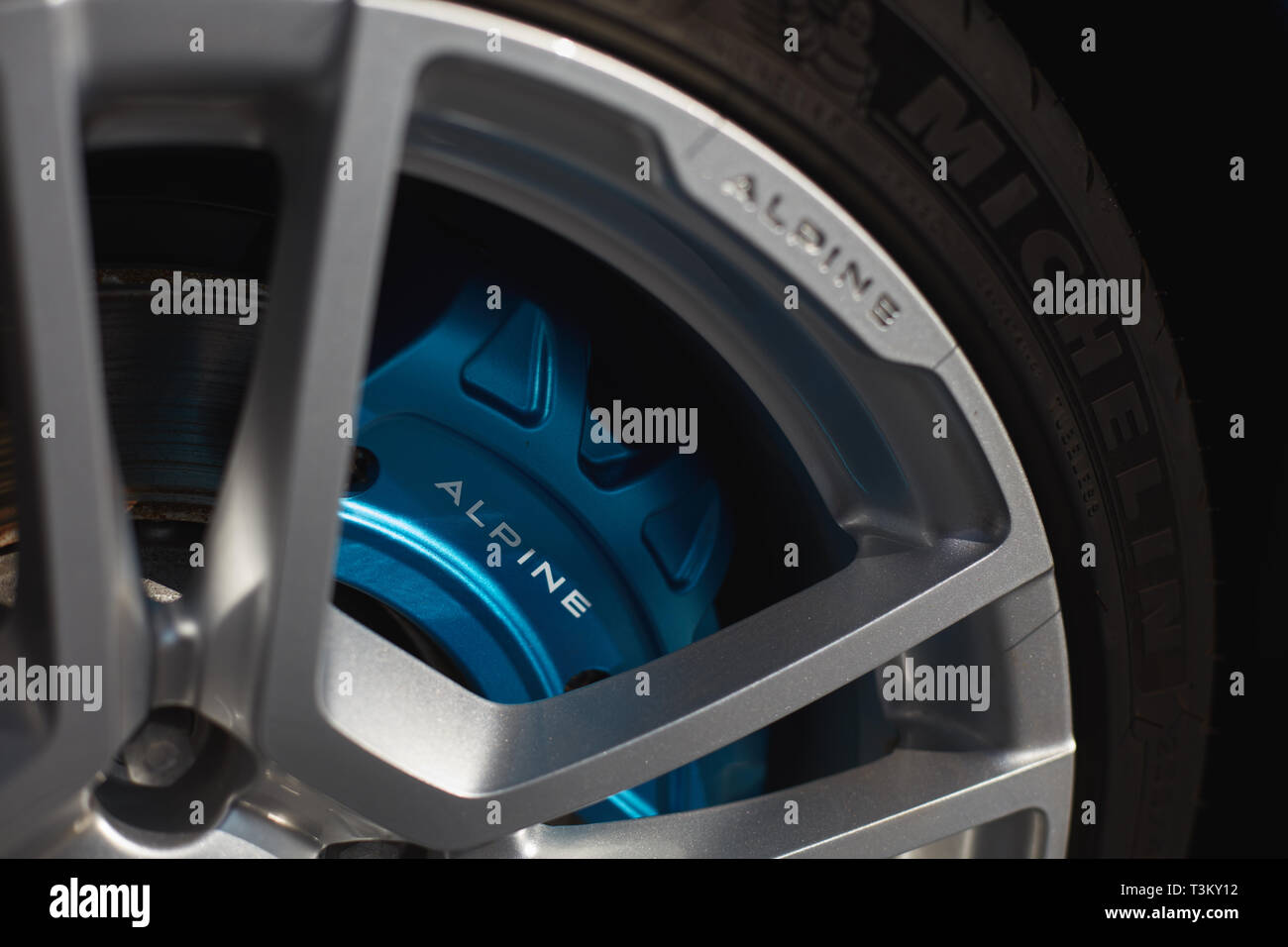 Renault alpine black hi-res stock photography and images - Alamy